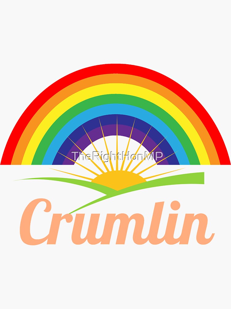 "Crumlin logo" Sticker for Sale by TheRightHonMP | Redbubble