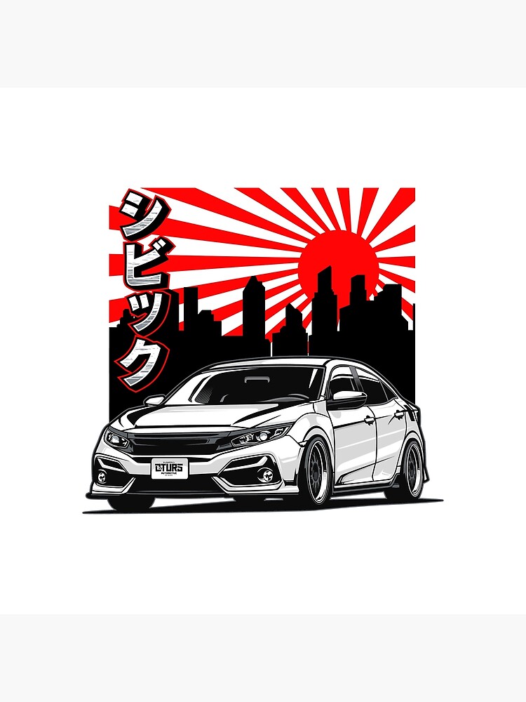 "Civic FK8" Poster for Sale by duniafantasi | Redbubble
