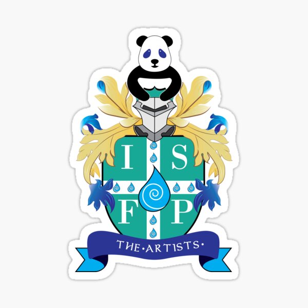 "ISFP Personality Insignia" Sticker for Sale by CreativeSavvy | Redbubble