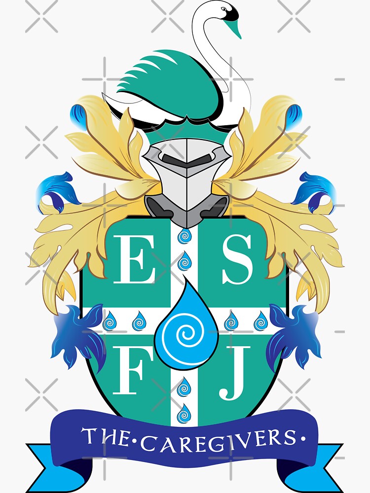 "ESFJ Personality Insignia" Sticker for Sale by CreativeSavvy | Redbubble