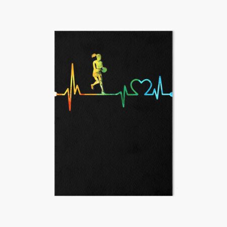 "NETBALL HEARTBEAT WATERCOLOR" Art Board Print for Sale by WinghiDesign ...