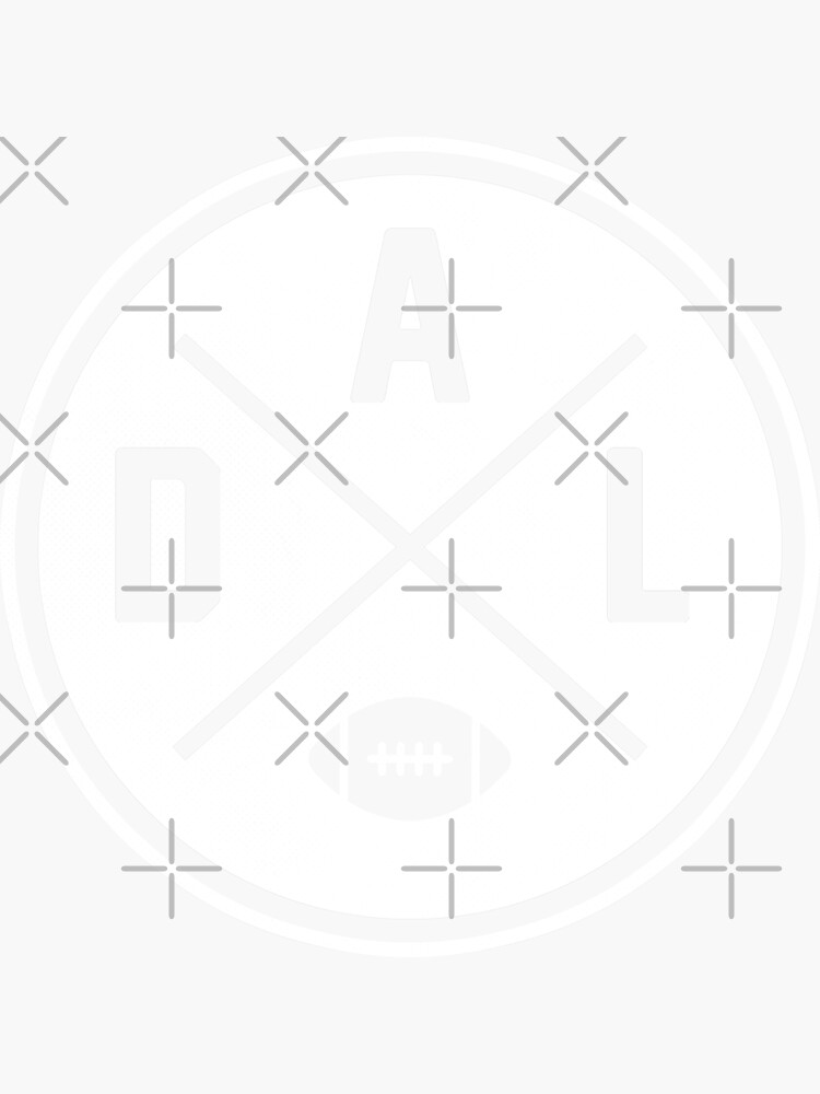 "Dallas Football DAL Outline" Sticker for Sale by toutwearapparel ...
