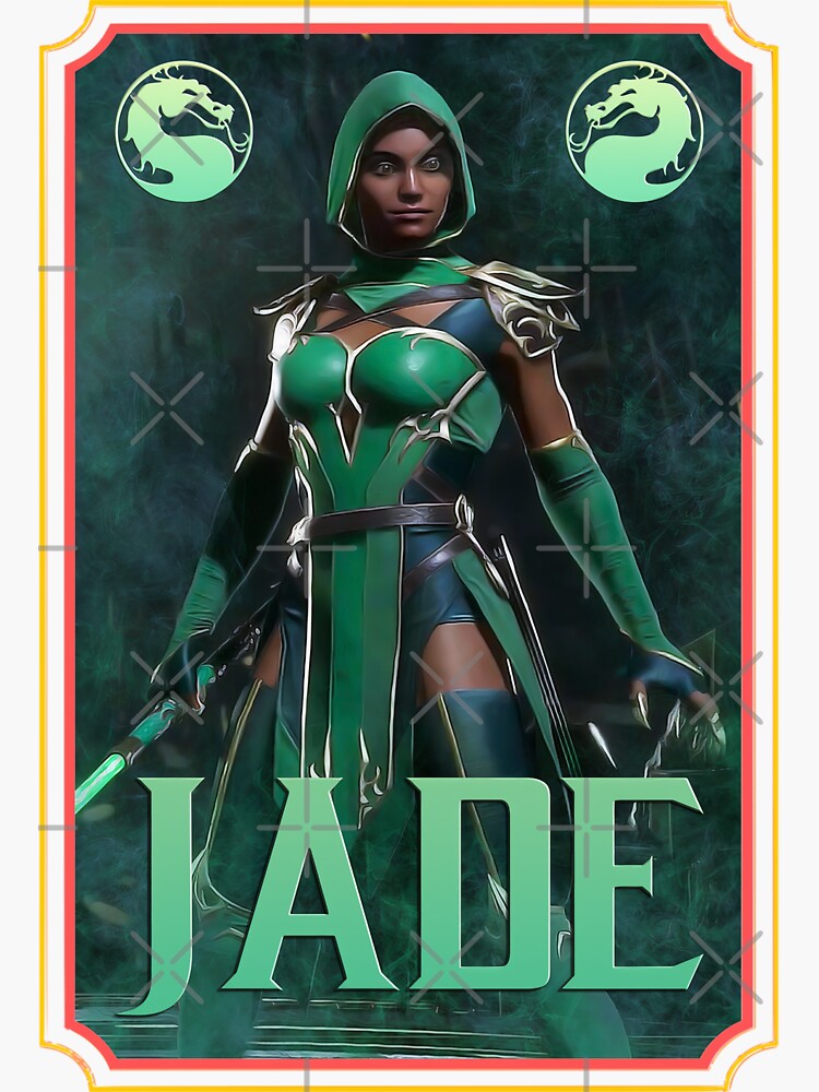 Jade Mortal Kombat 11 Fan Art Game Print Design 11 Of 75 Sticker