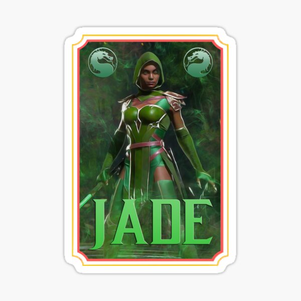 "Jade Mortal Kombat 11 Fan Art Game Print Design | 13 of 75" Sticker ...
