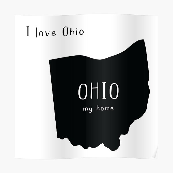 "Ohio state sticker pack" Poster for Sale by latteeeeeeee | Redbubble