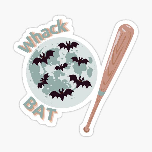 "Whack Bat" Sticker for Sale by Luca-1 | Redbubble