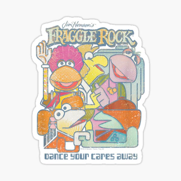 "Fraggle Rock" Sticker for Sale by BitchyPu | Redbubble