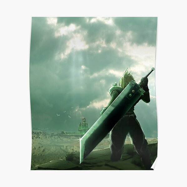 "To Midgar - Final Fantasy VII Concept Art" Poster by LG-Art | Redbubble