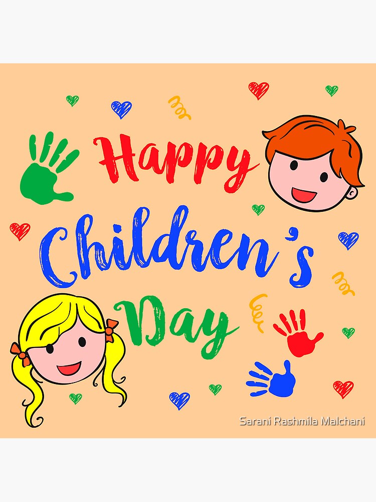 "HAPPY CHILDREN'S DAY" Sticker for Sale by Surafashion | Redbubble