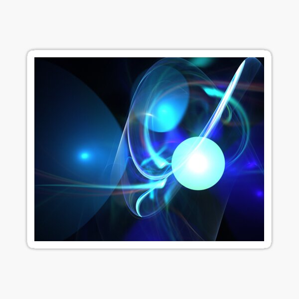 "Aqua Sea Orb" Sticker for Sale by KimSyOk | Redbubble