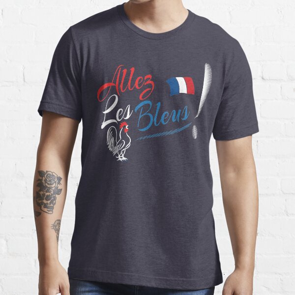 "France Soccer Football World Allez Les Bleus Shirt" T-shirt for Sale ...