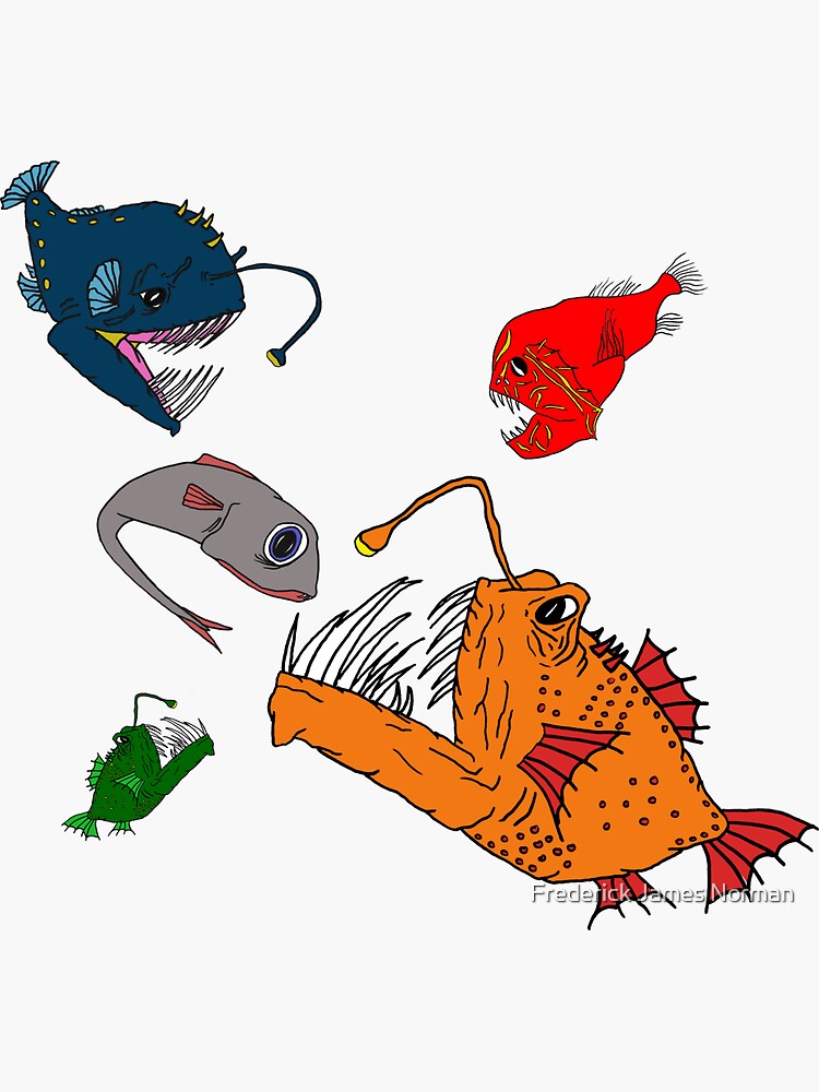 "Watch out Ratfish Colour" Sticker for Sale by fjnorman84 | Redbubble