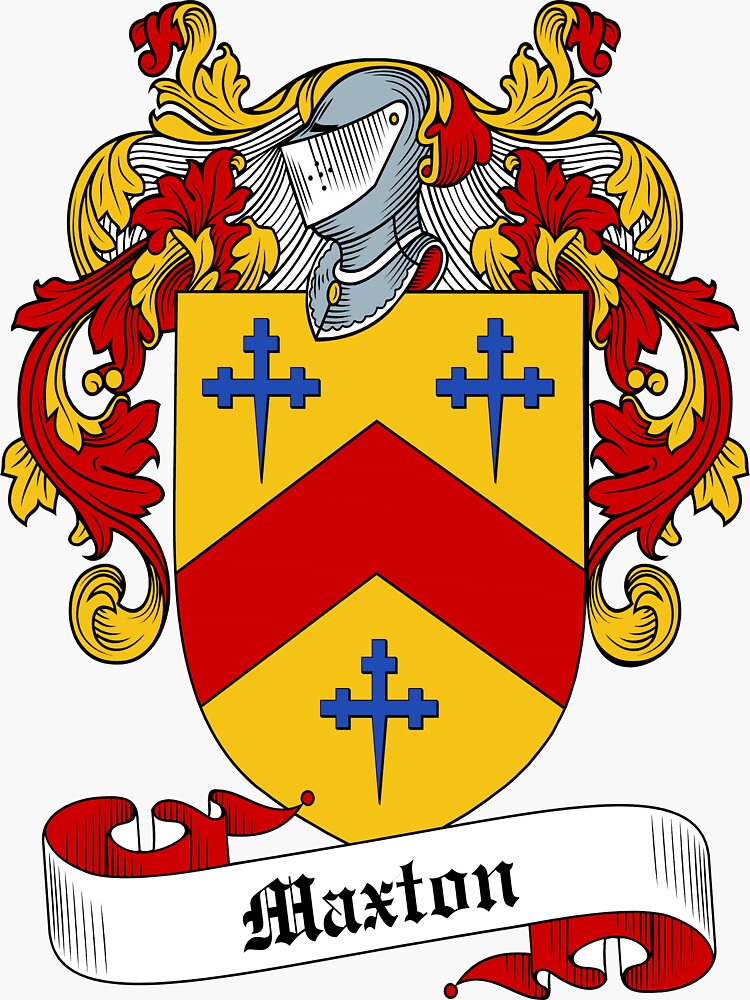 "Maxton " Sticker for Sale by HaroldHeraldry | Redbubble