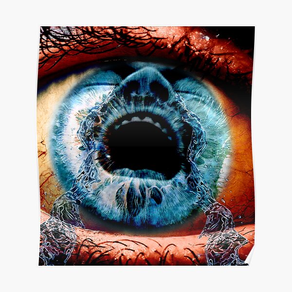 "The Crying Eye" Poster for Sale by DoctorTarr | Redbubble