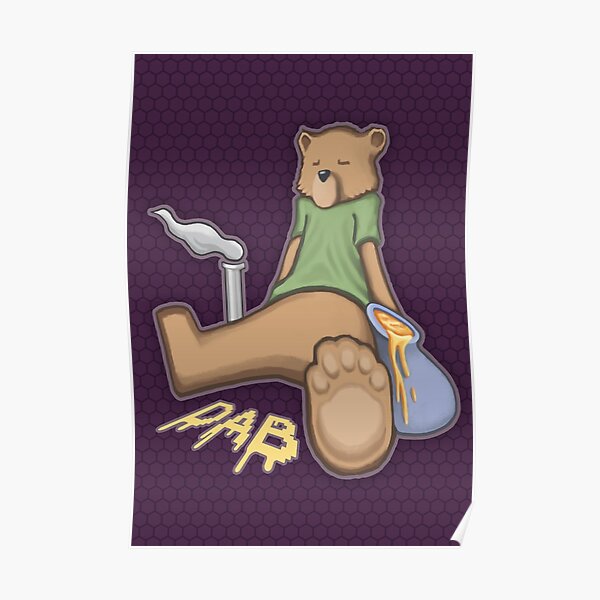 "Bear Dab" Poster by TreeSeed | Redbubble