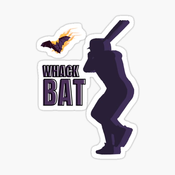 "Whack Bat" Sticker for Sale by Luca-1 | Redbubble