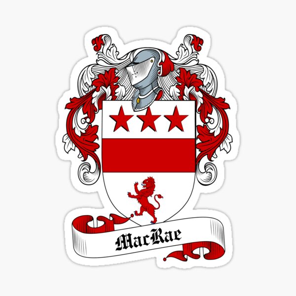 "MacRae" Sticker for Sale by HaroldHeraldry | Redbubble
