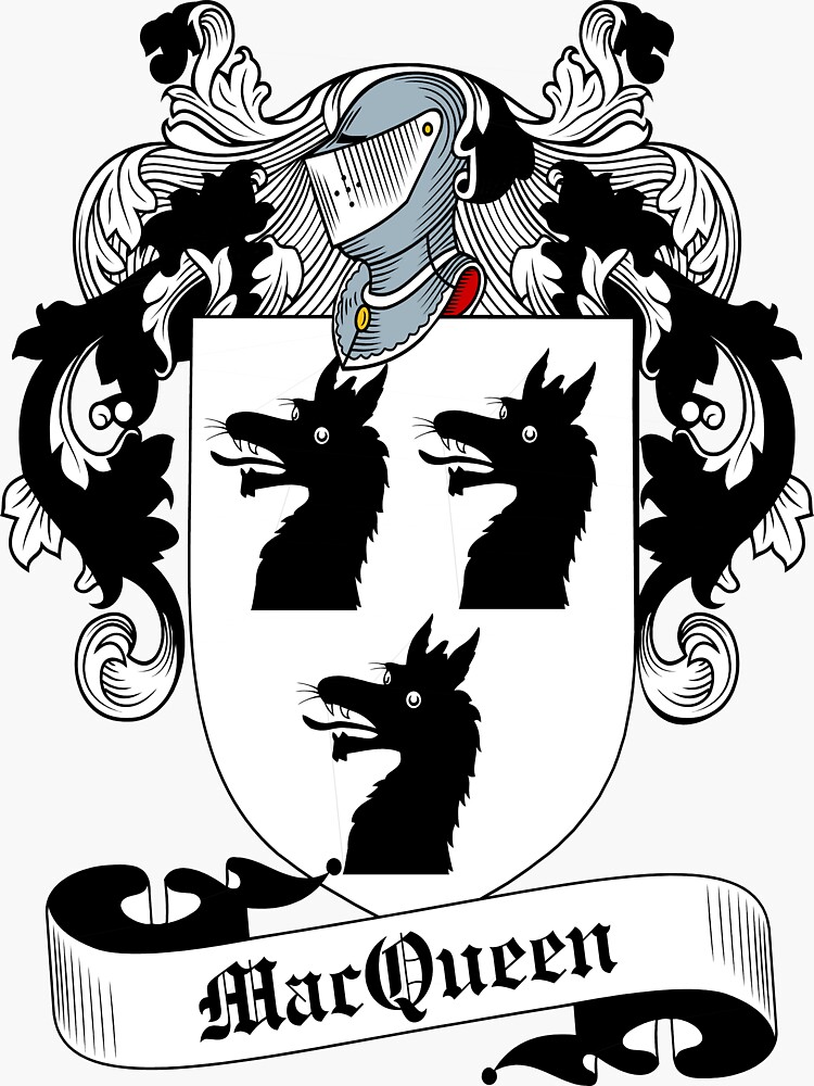 "MacQueen " Sticker for Sale by HaroldHeraldry | Redbubble