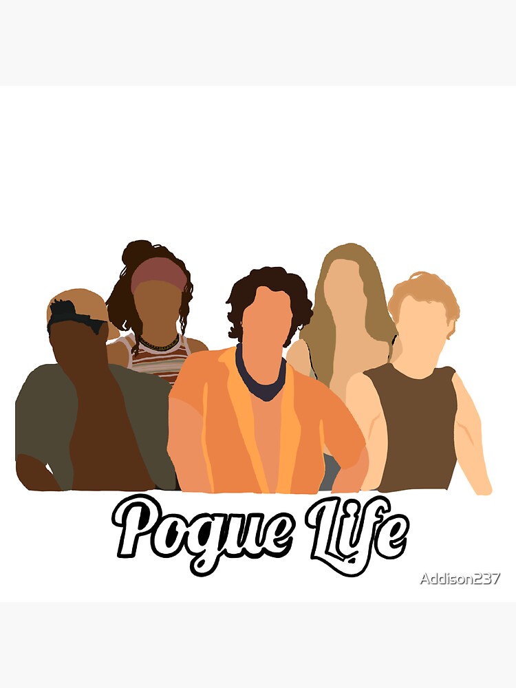 "Outer Banks Pogues for Life" Sticker for Sale by Addison237 | Redbubble
