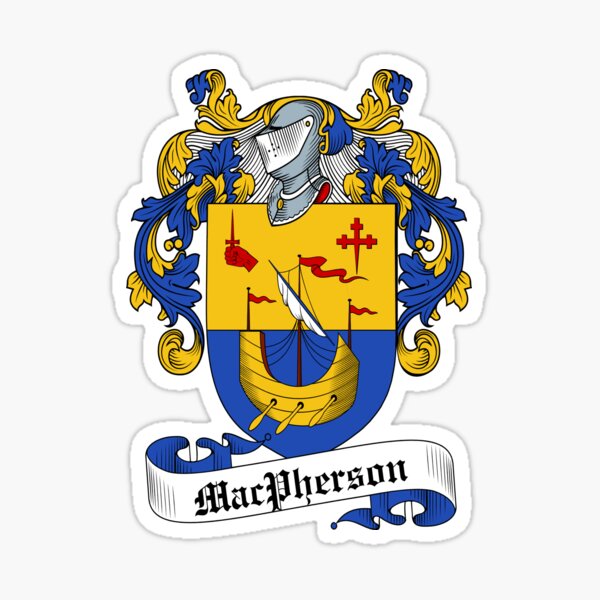 "MacPherson " Sticker for Sale by HaroldHeraldry | Redbubble
