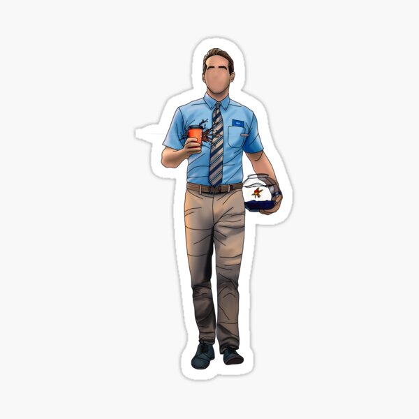"Free Guy Vector" Sticker for Sale by Bluezorel | Redbubble