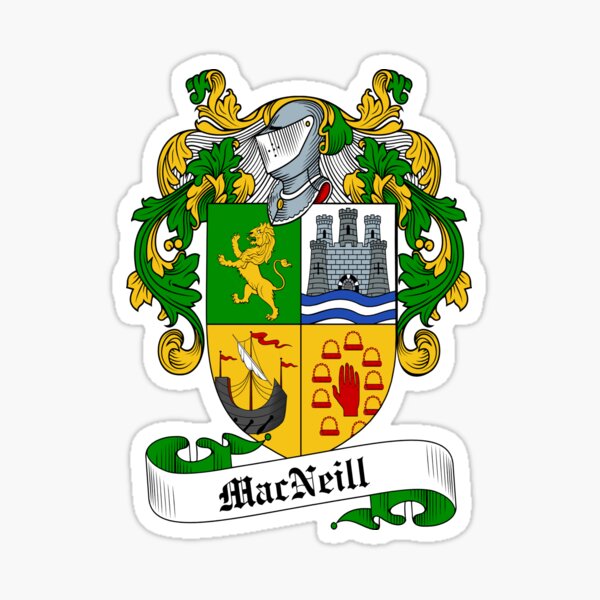 "MacNeill" Sticker for Sale by HaroldHeraldry | Redbubble