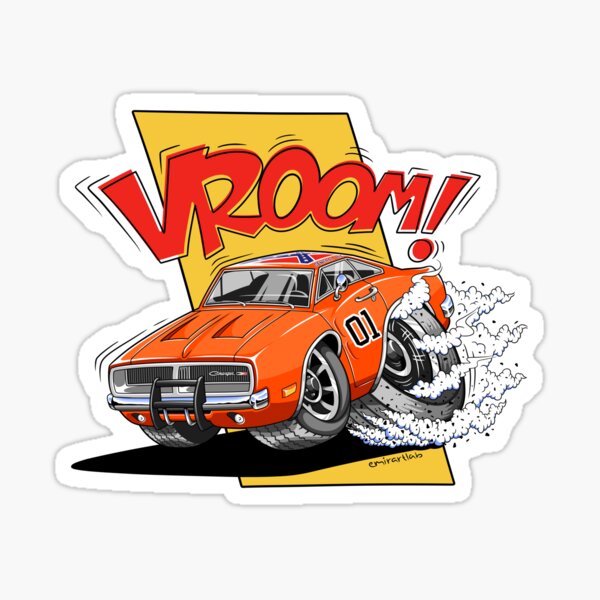 "General Lee" Sticker for Sale by EMIRARTLAB | Redbubble