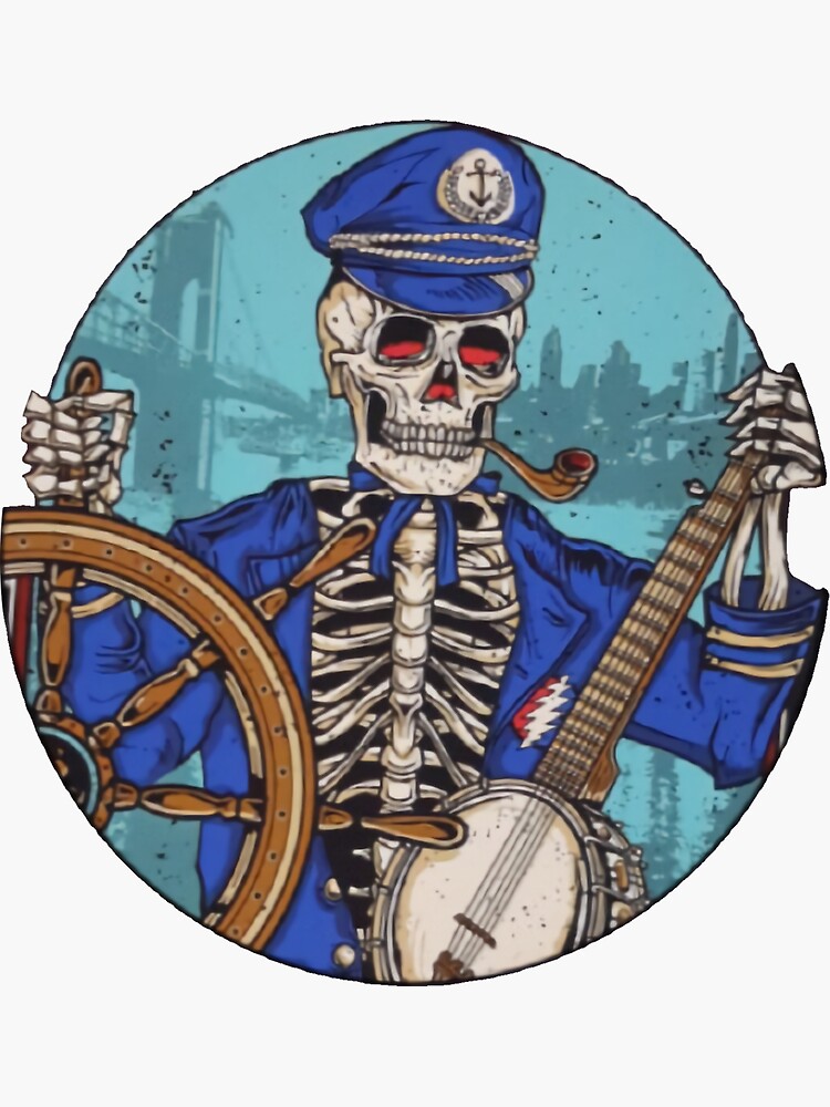 "Captain Dead" Sticker for Sale by SasonLev | Redbubble