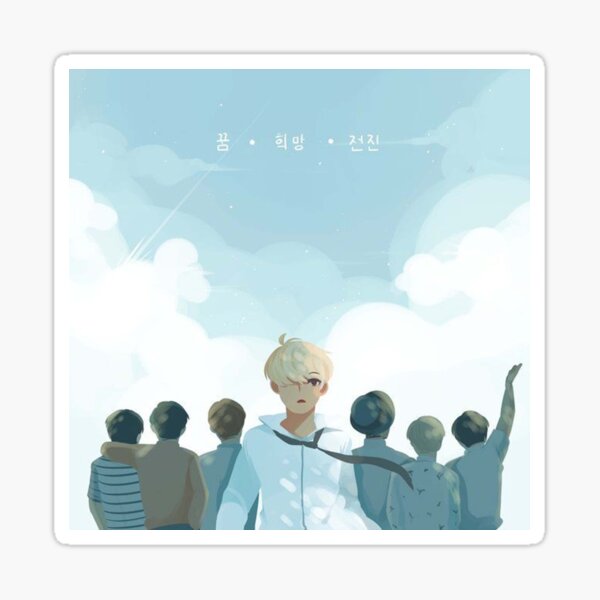"bts cartoon" Sticker for Sale by RoChacko | Redbubble
