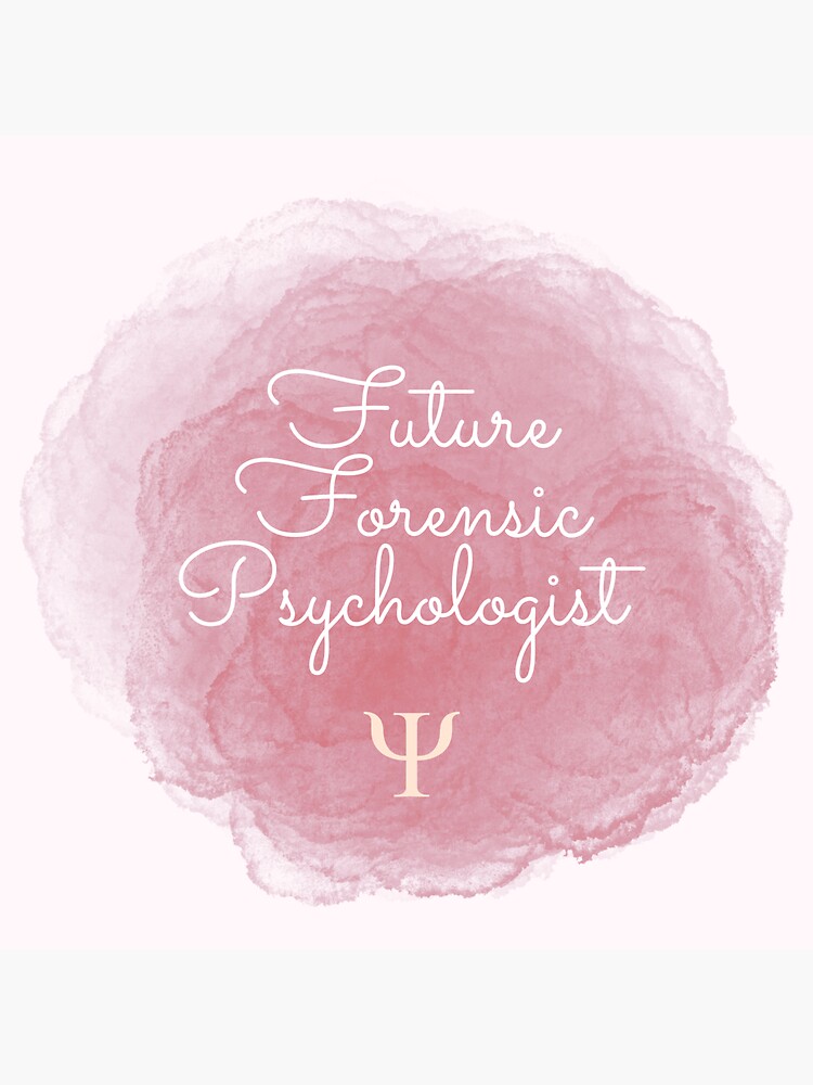 "Future Forensic Psychologist" Sticker for Sale by PsychAttire | Redbubble