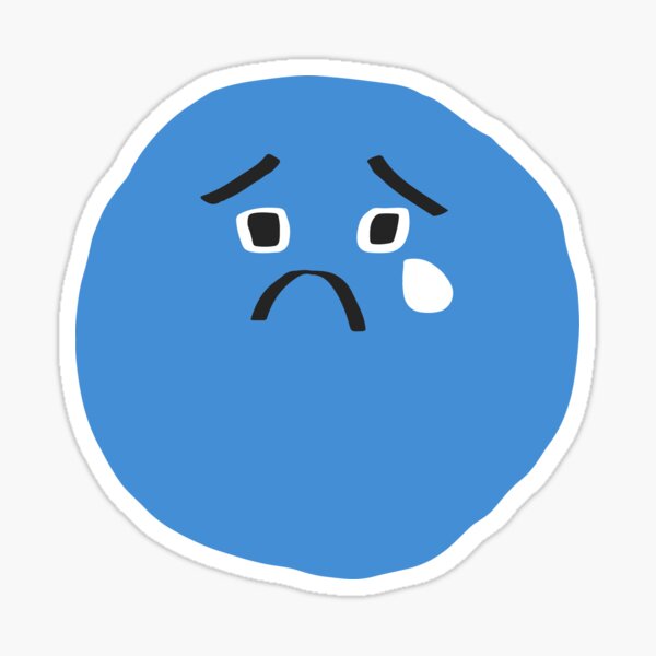 "cute crying emoji sticker" Sticker for Sale by imsocoolanh | Redbubble