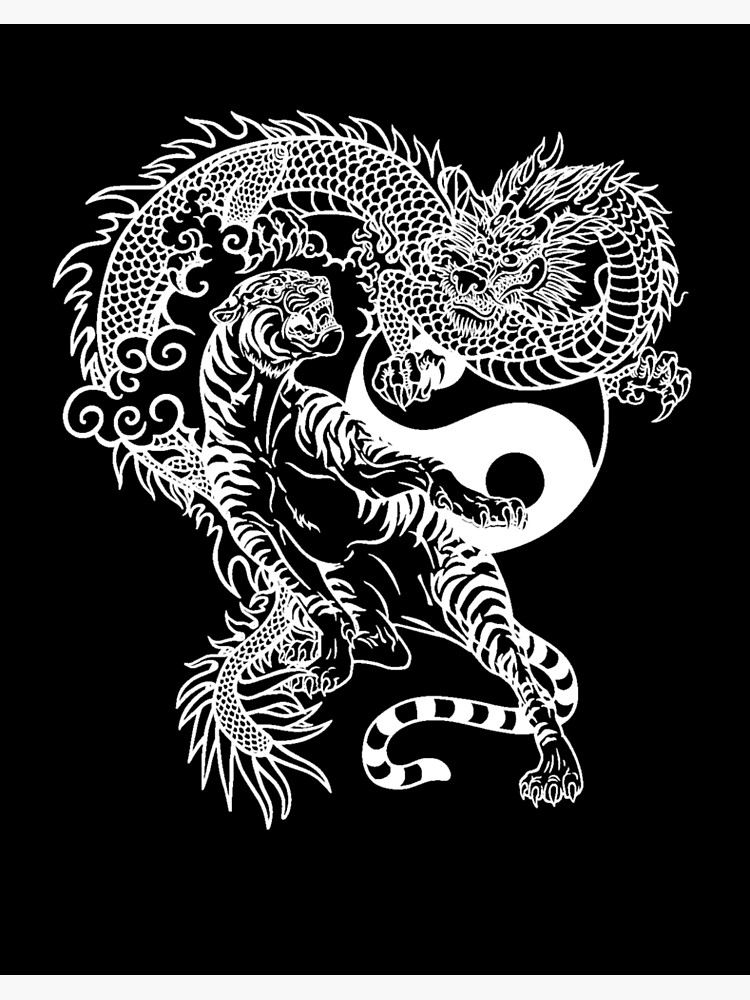 Yin And Yang Dragon And Tiger