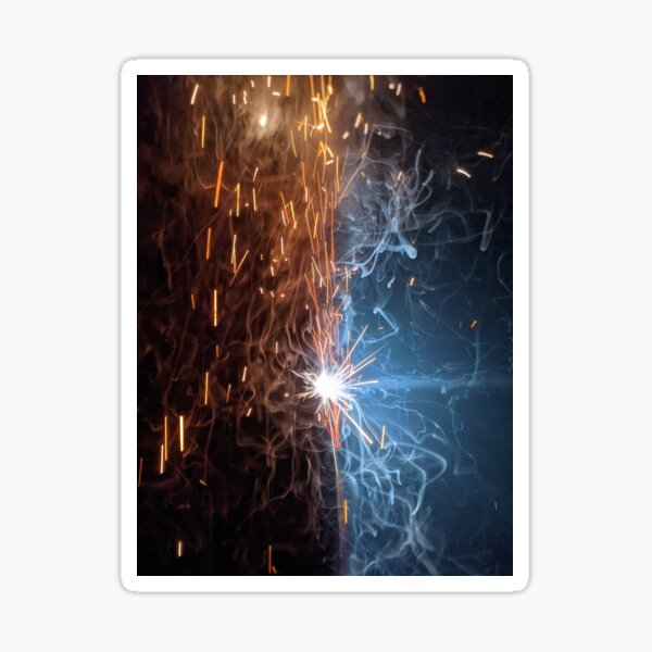 "The Sparkler " Sticker for Sale by Jkund19 | Redbubble
