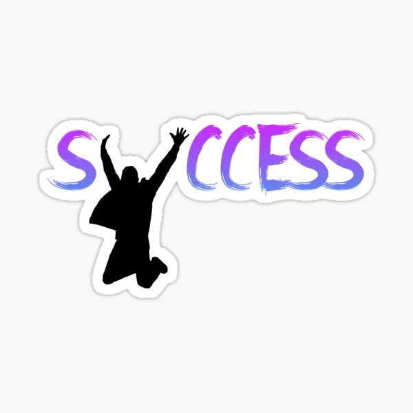 "Success" Sticker by Rabab-Design | Redbubble