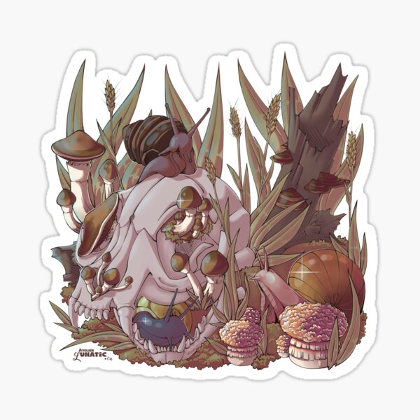 "Autumn decay" Sticker for Sale by Lunatictoc | Redbubble