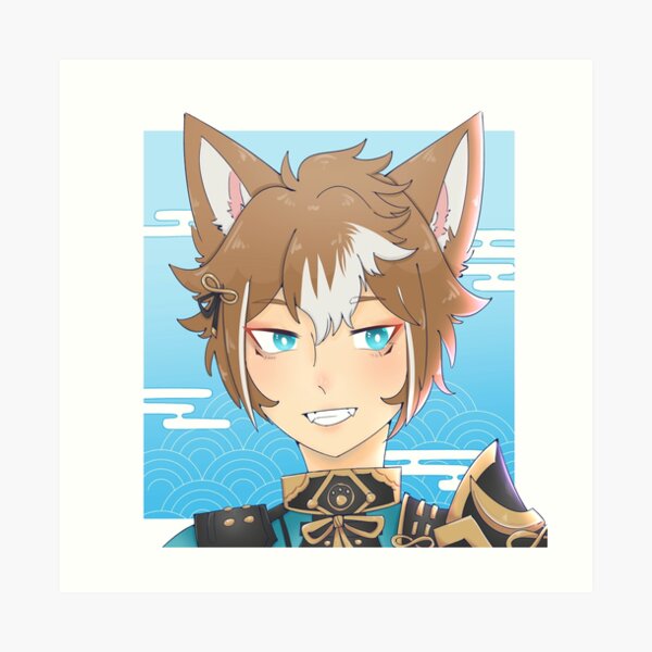 "Gorou Genshin Impact" Art Print by animusfruits | Redbubble