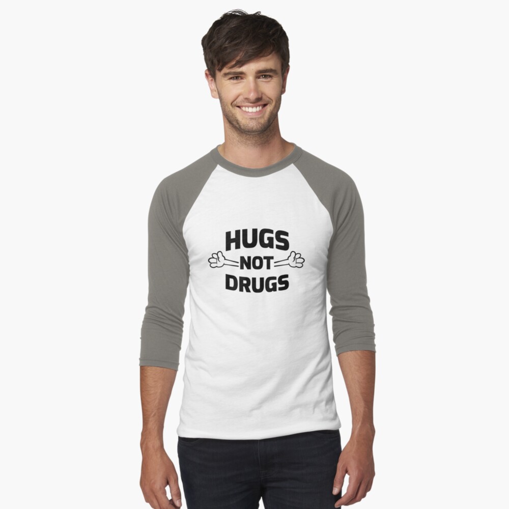 "Hugs! Not Drugs" Sticker for Sale by RecoveryGift | Redbubble