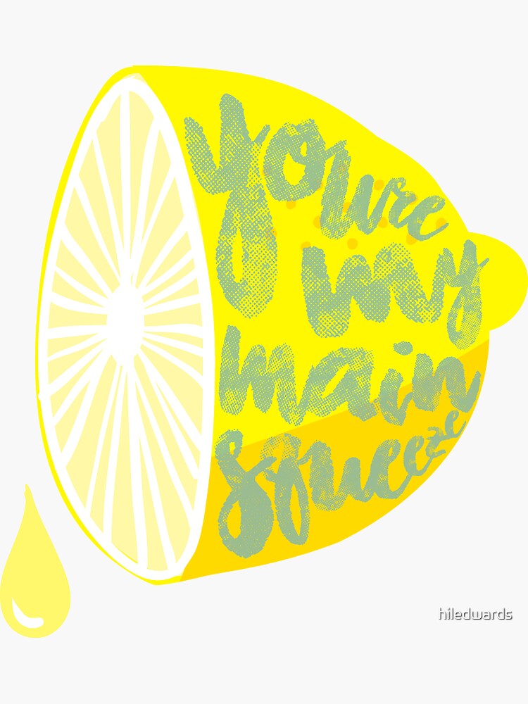 "Main Squeeze" Sticker for Sale by hiledwards | Redbubble