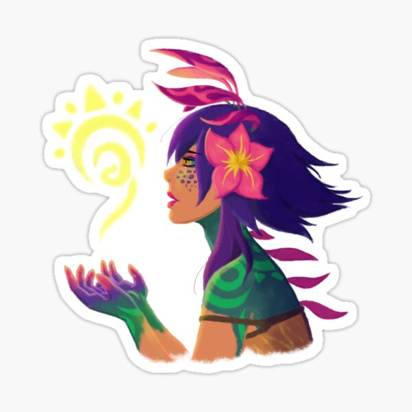 "Neeko, the Curious Chameleon" Sticker for Sale by vanessa-jewell ...
