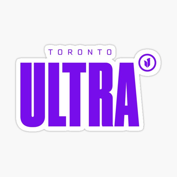 "Toronto Ultra Logo" Sticker for Sale by Hours | Redbubble
