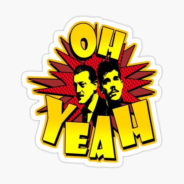 "Oh Yeah pop art " Sticker for Sale by gorgeouspot | Redbubble