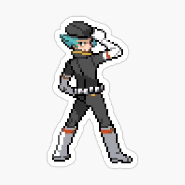 "Team Rocket Proton Battle Sprite" Sticker for Sale by rachxt | Redbubble