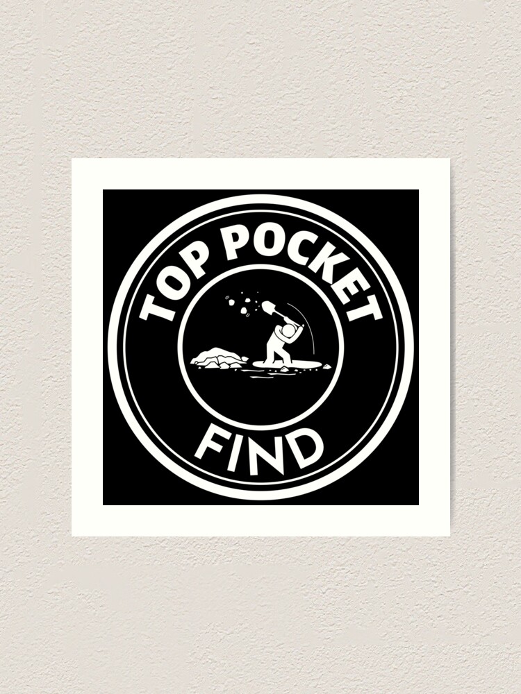 "MerchHaus - Top Pocket Find 4 Black & White Treasure Hunting/Metal ...