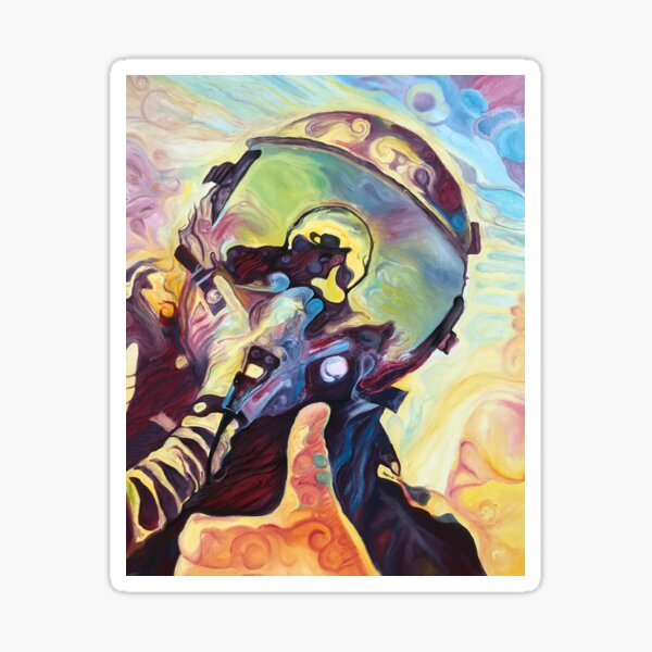 "Spatial D" Sticker for Sale by FlySurr3al | Redbubble