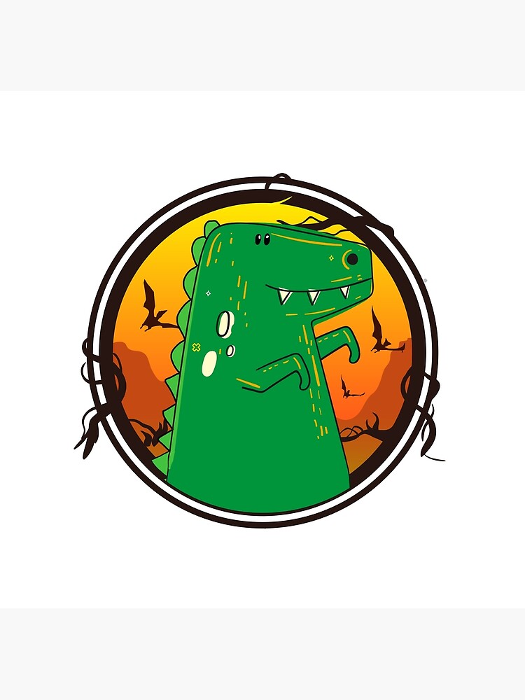 "Fun T-rex shield / Prehistoric / Jurassic" Poster by Little-Joy ...
