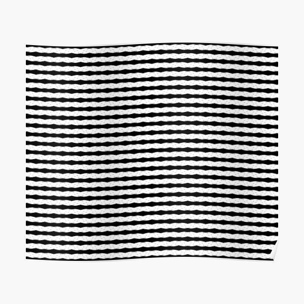 "White Pattern of Horizontal Lines" Poster by MagicalPatterns | Redbubble
