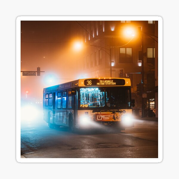 "Bus" Sticker for Sale by Hoochinator | Redbubble