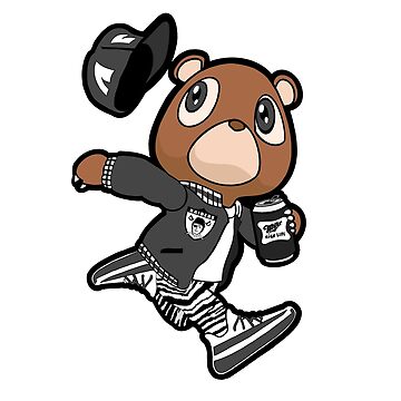 "Raiders Kanye west bear" Art Board Print for Sale by Sophieisartsy ...