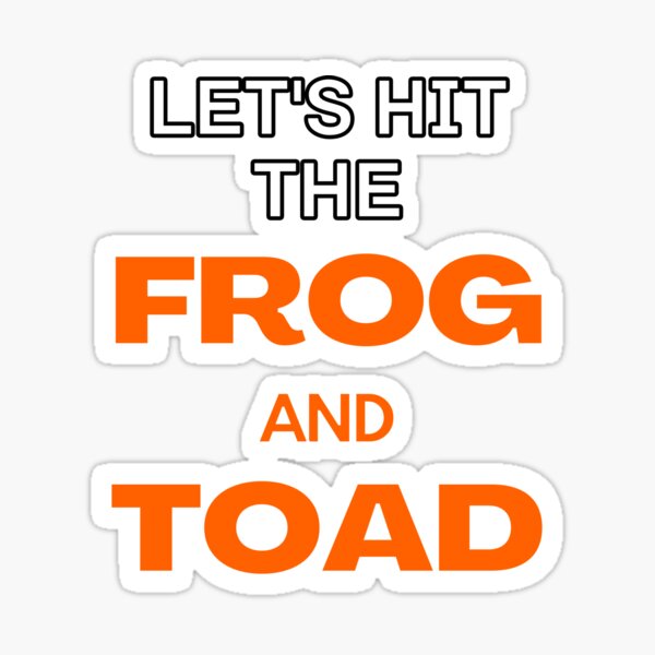 "LET'S HIT THE FROG AND TOAD T-SHIRT DESIGN - CLASSIC AUSTRALIAN SLANG ...