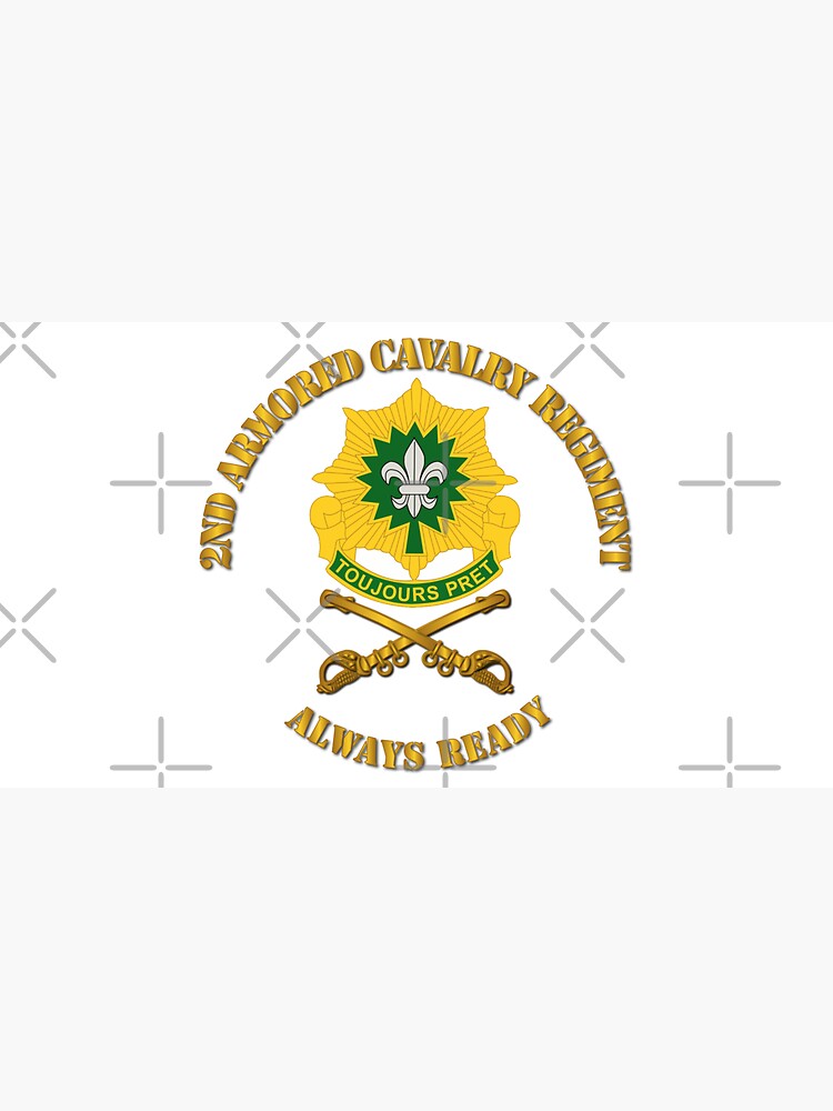 "Army - 2nd Armored Cavalry Regiment DUI - Always Ready" Cap for Sale ...